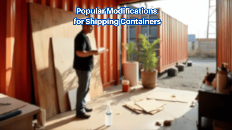 Popular Modifications for Shipping Containers